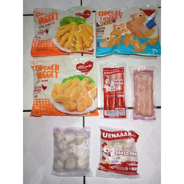 Jual Paket hemat Belfoods 8 Frozen Food Murah | Nugget Kentang Sosis ...