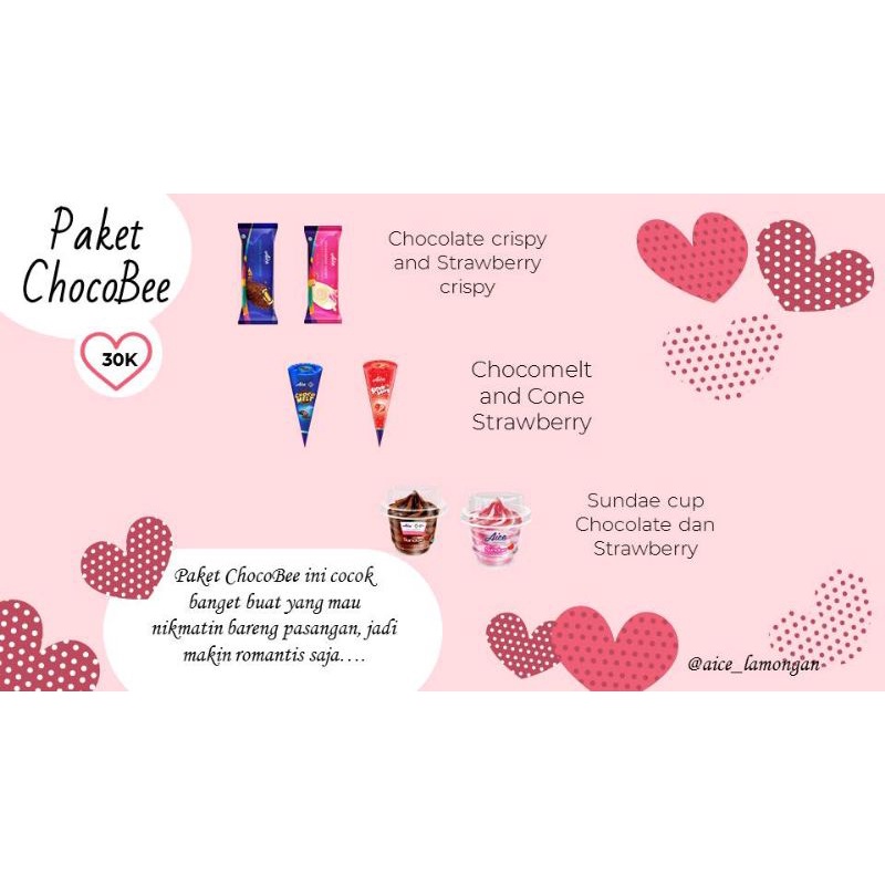 Jual Paket ChocoBee Aice Es Krim | Shopee Indonesia