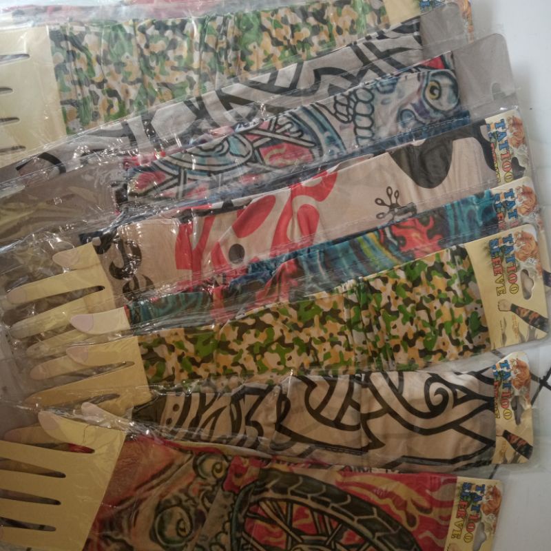 Jual Sarung Tangan Tato /Manset Tato (ready) | Shopee Indonesia