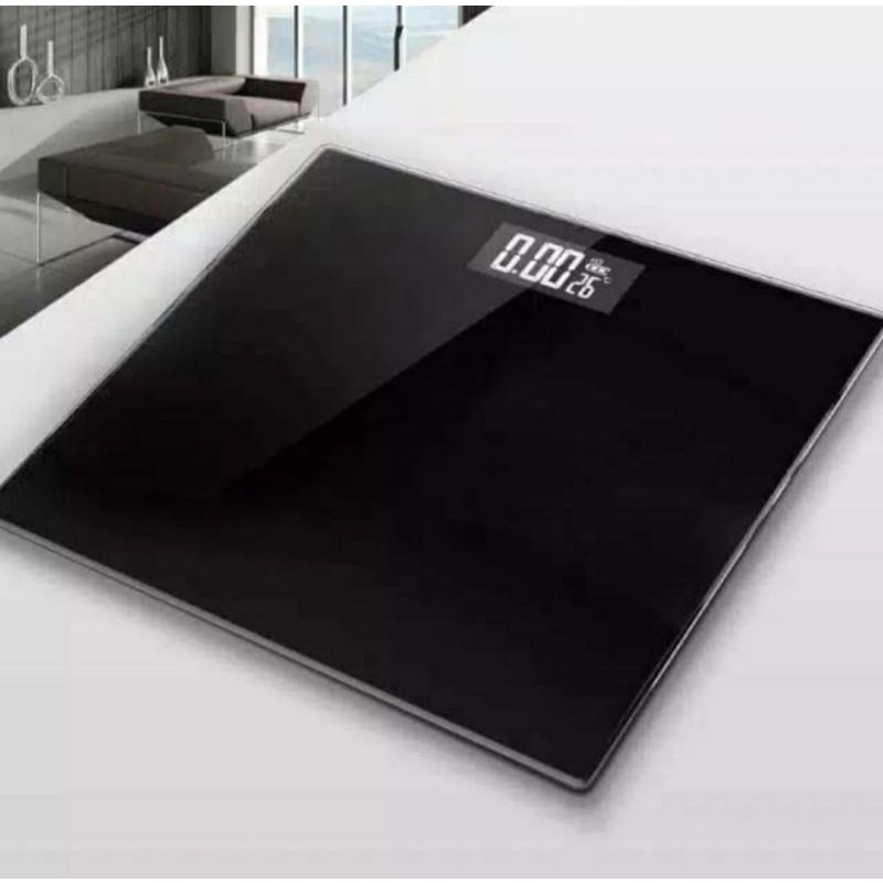 Jual Timbangan Badan Digital FIT SCALE Hitam/ Pengukur Berat Badan FIT ...