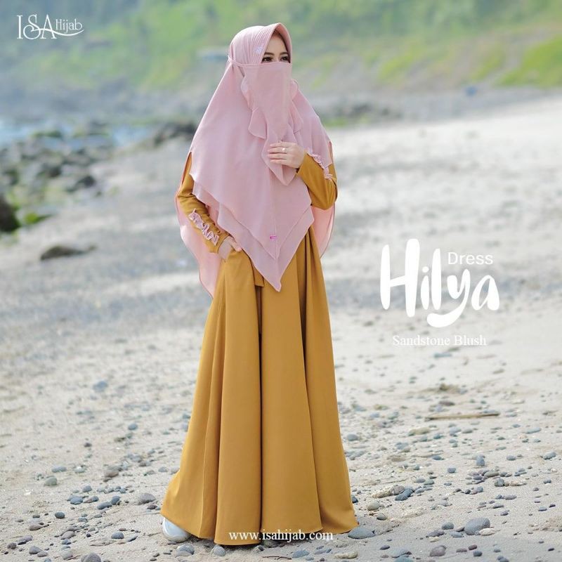 Jual OPEN PO HILYA DRESS BY ISA HIJAB | Shopee Indonesia