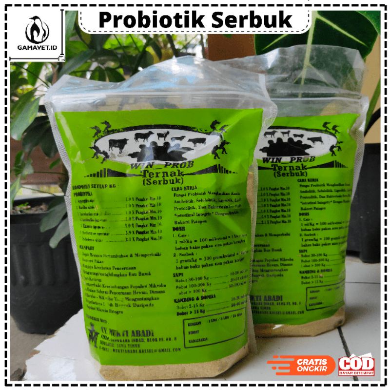 Jual Probiotik serbuk lengkap winprob ternak 1 kg | Shopee Indonesia