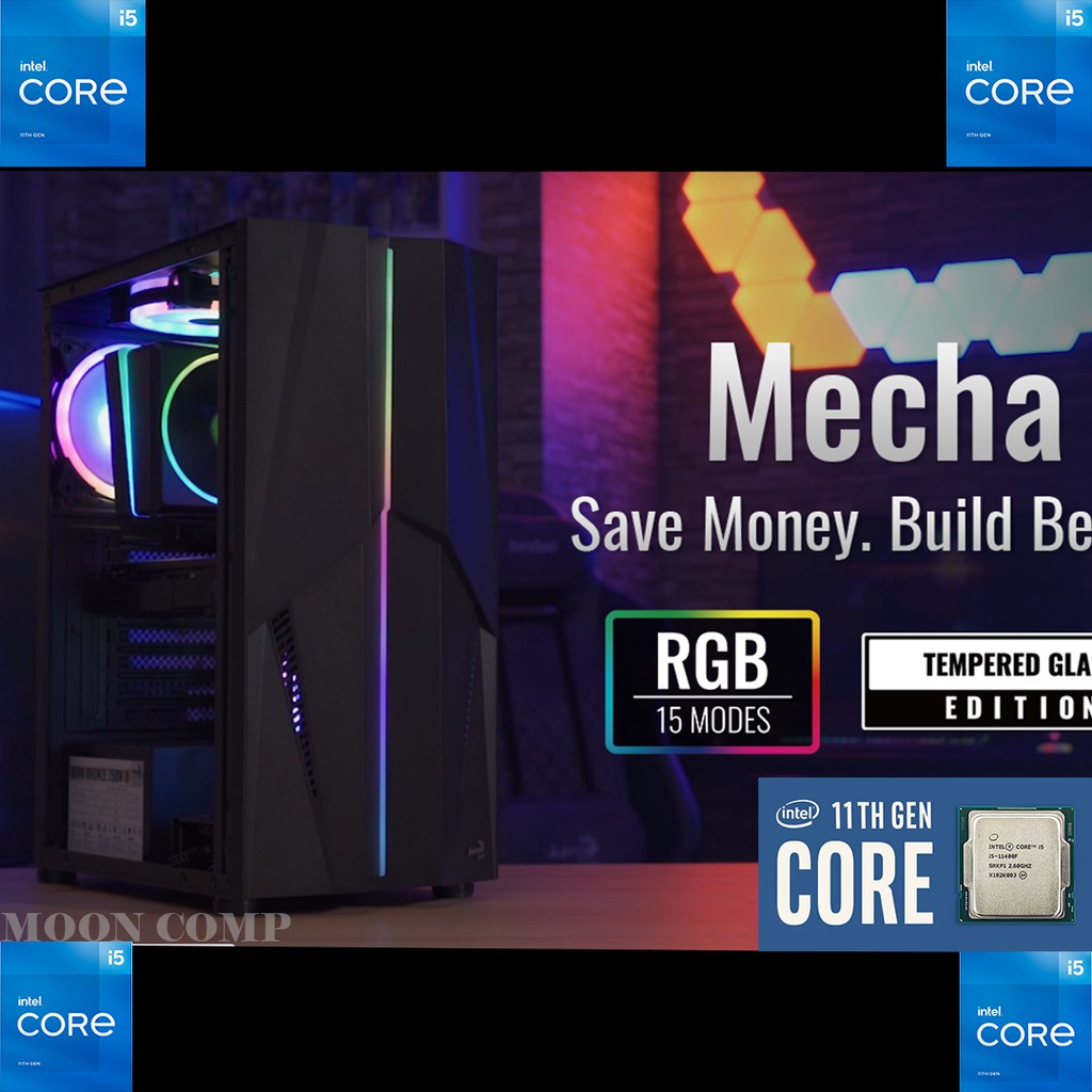 Jual PC Rakitan Intel Gen 11 core i5 11400 + 8GB RAM + SSD 120GB + HDD ...