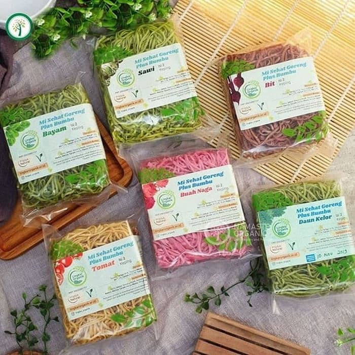 Jual MIE ORGANIC NON MSG LINGKAR ORGANIC/ MIE MP ASI BAYI/ BABY NOODLE ...