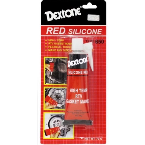 Jual DEXTONE RED SILICONE silikon 70 gram gr red merah lem gasket ...