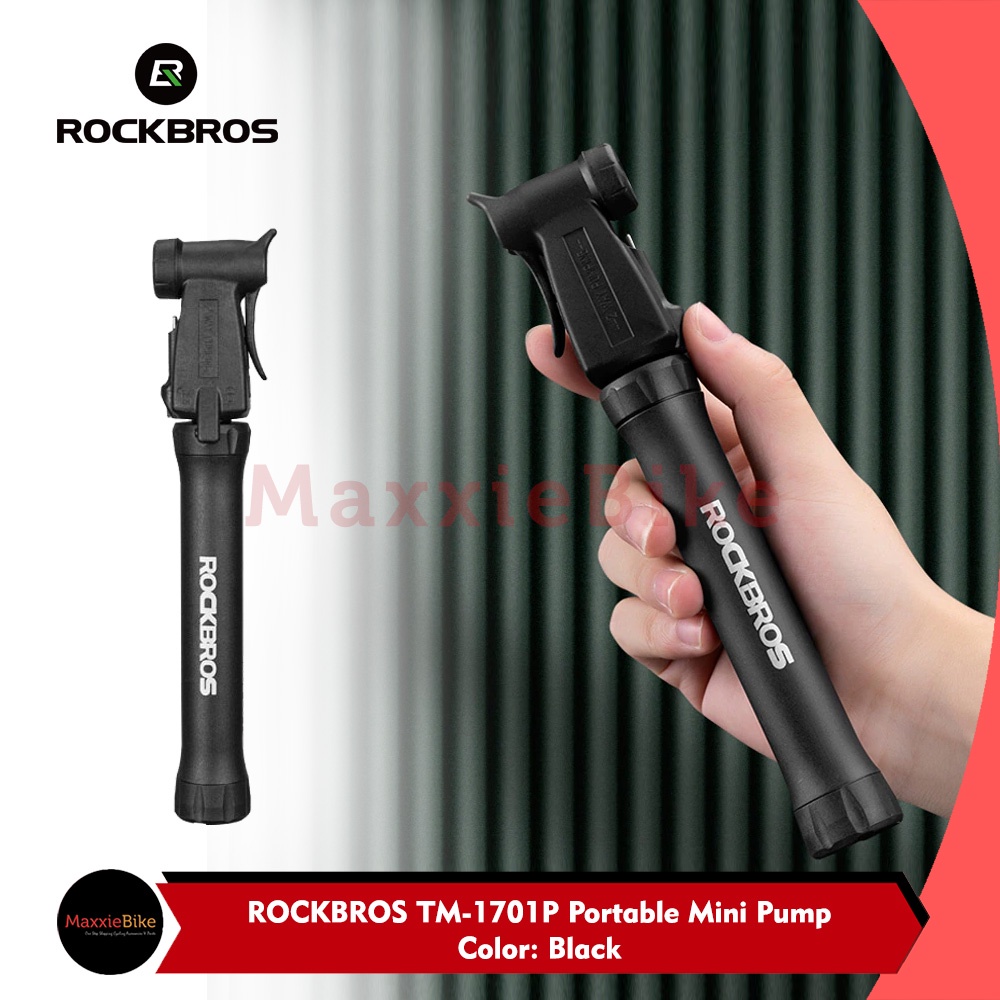 Jual ROCKBROS TM-1701P Pompa Angin Sepeda 80 Psi Bike Portable Mini ...