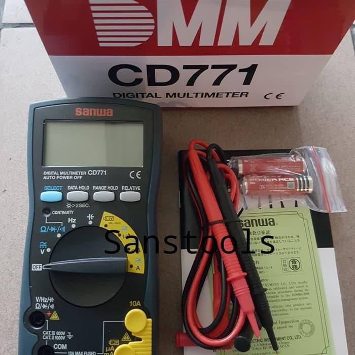 Jual digital multitester digital multimeter SANWA CD771 ORIGINAL ...