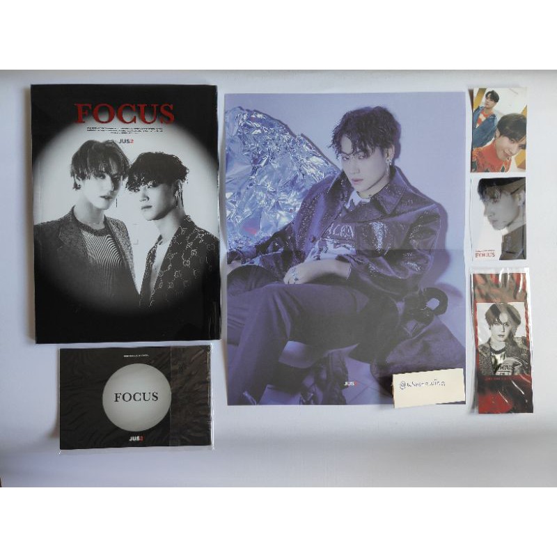 Jual GOT7 JUS2 MINI ALBUM [ FOCUS ] FULLSET (BLACK VERSION) | Shopee ...