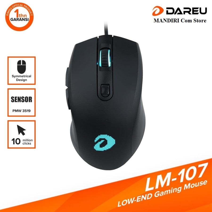 Jual DAREU LM-107 KNIGHT Wired Gaming Mouse | Shopee Indonesia
