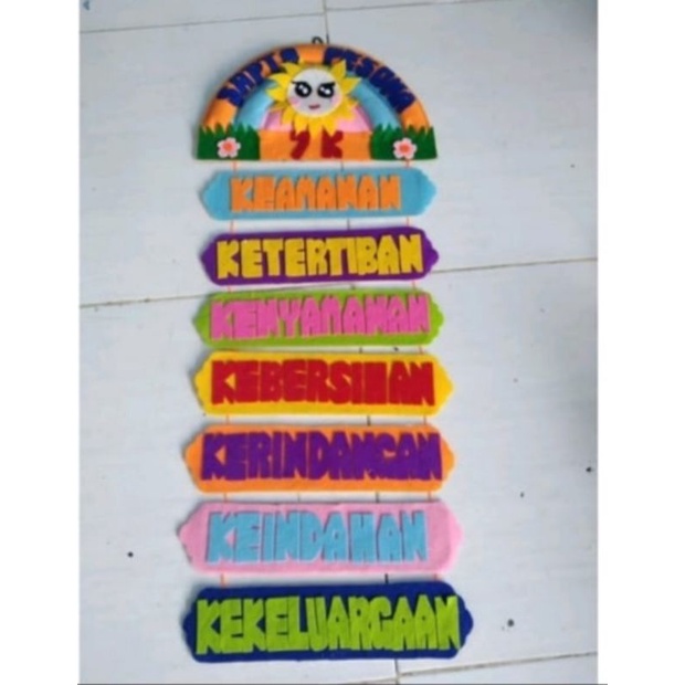 Jual SET RUKUN IMAN&ISLAM/HIASAN GANTUNG/HIASAN DINDING/PRAKARYA SEKOLAH/KERAJINAN TANGAN ...