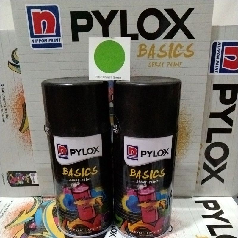 Jual PYLOX Basic PB 120 Bright Green 300cc | Shopee Indonesia