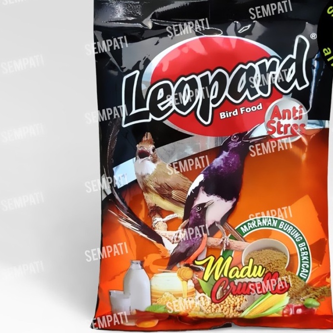Jual LEOPARD MADU CRUMBLE VOER PUR PAKAN BURUNG MURAI CIBLEK PLECI BEO ...