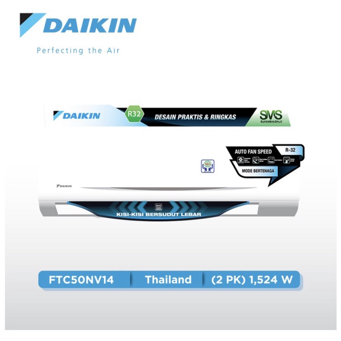 Jual DAIKIN AC Super Mini Split [2 PK] RC + FTC50NV14 thailand | Shopee Indonesia