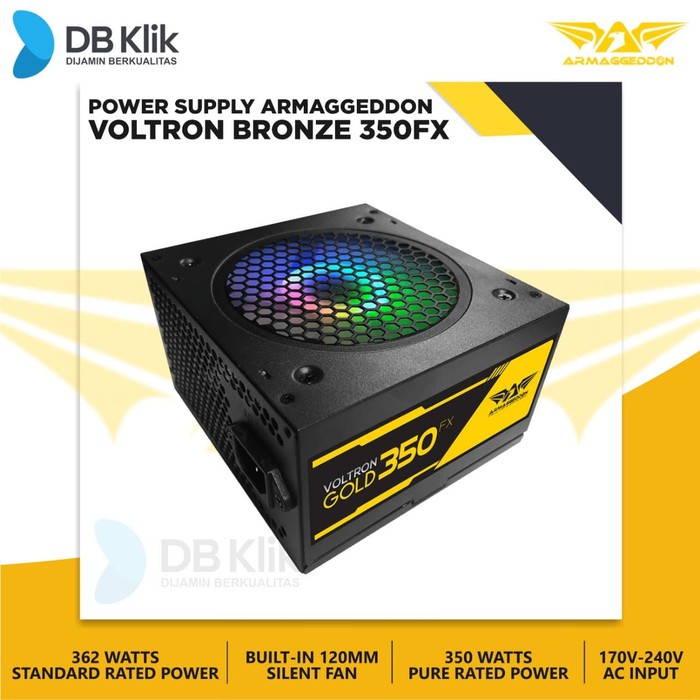 Jual Power Supply Armaggeddon Voltron Bronze 350FX | Original | Shopee Indonesia