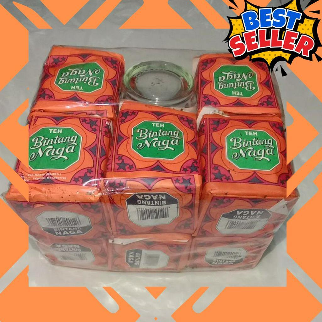 Jual KUALITAS TERBAIK TEH BINTANG NAGA 1 PACK BONUS GELAS ISI 1 BKS TEH ...