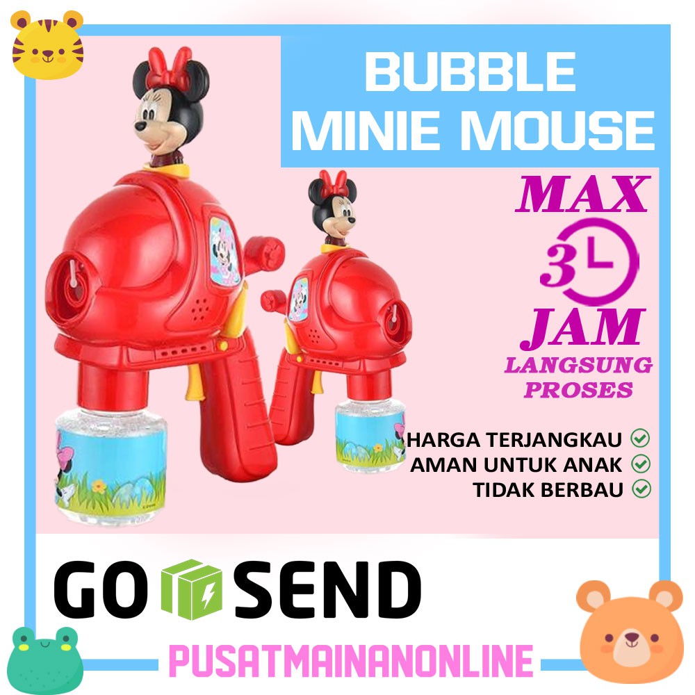Jual TERLARIS ! BUBBLE GUN MICKEY / BUBBLE GUN MINNIE / BUBBLE GUN ...
