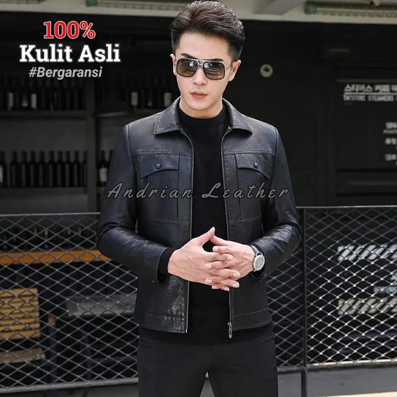 Jual Jaket kulit asli pria /jaket formal /jaket kulit domba /jaket ...