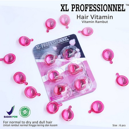 Jual ️WR ️ XL PROFESSIONNEL HAIR VITAMIN BLISTER | Vitamin Rambut Isi 6 ...