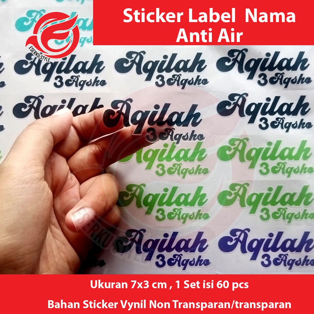 Jual Sticker Nama Terlengkap & Harga Terbaru Juni 2026 | Shopee Indonesia