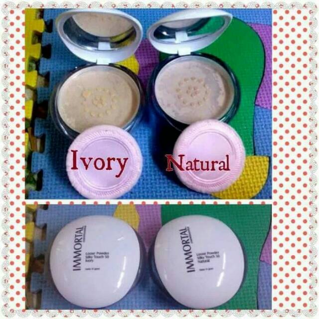 Jual Immortal loose powder silky touch 50 IVORY NATURAL - bedak tabur ...