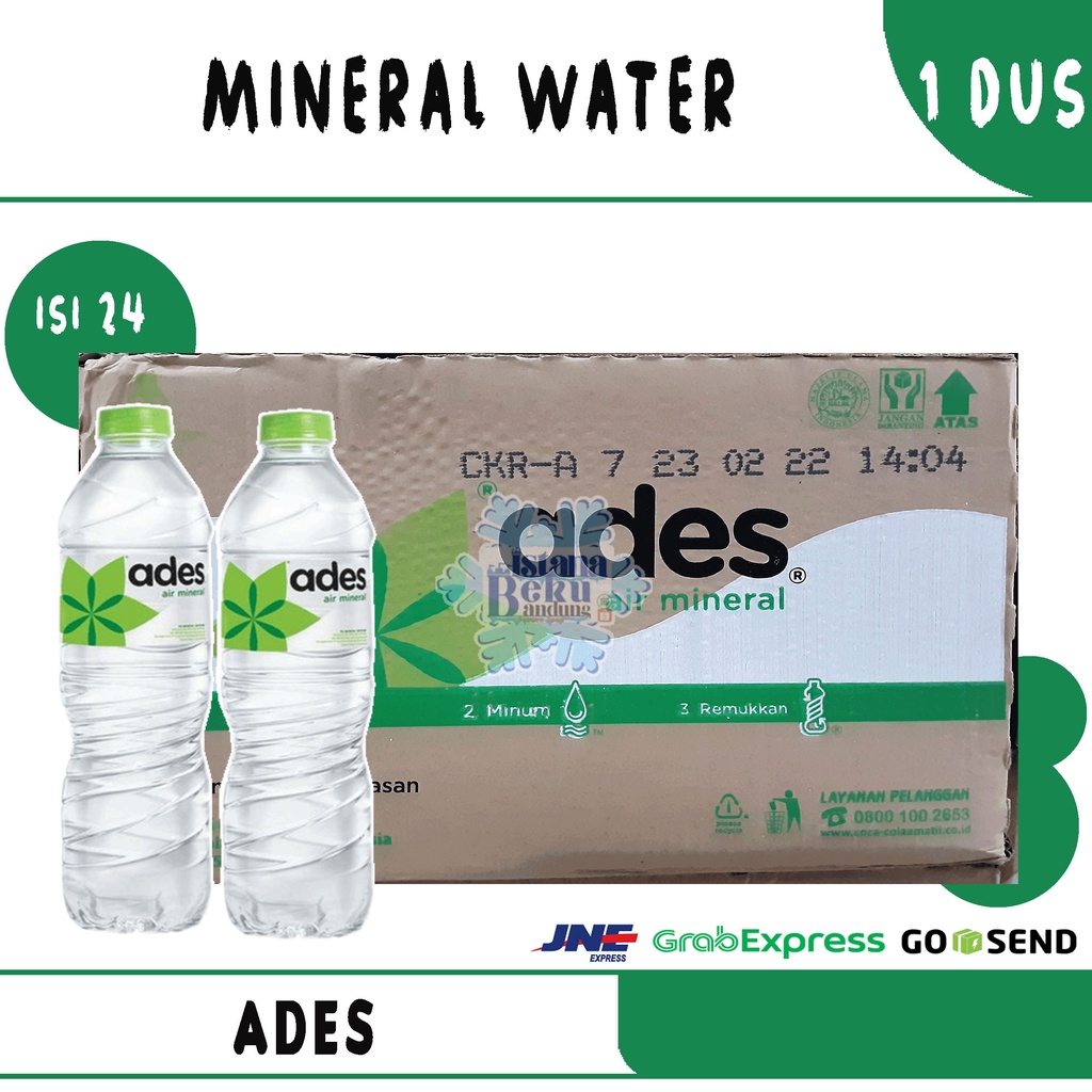 Jual Ades Botol 600ml (1 Karton) | Shopee Indonesia