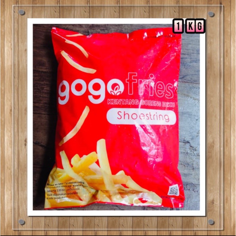 Jual Kentang Goreng Beku shoestring / Straight Cut 1 Kg KINGFISH/ Hyfun ...
