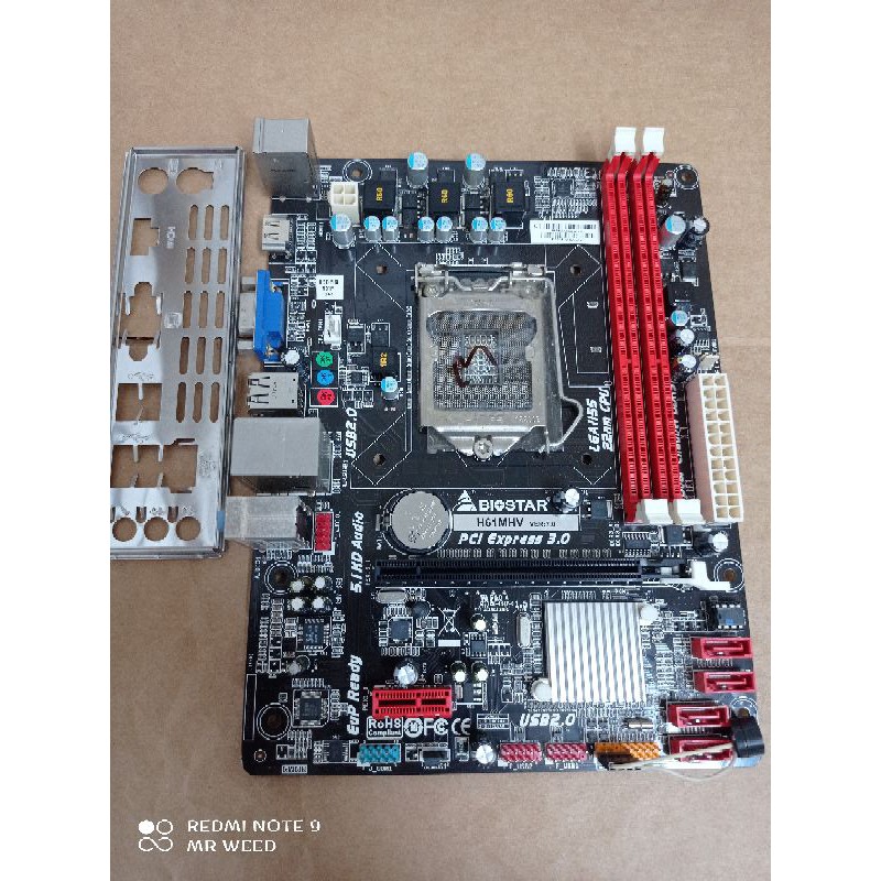 Jual Mobo H61 BIOSTAR Lga socket 1155 ddr3 onboard vga | Shopee Indonesia