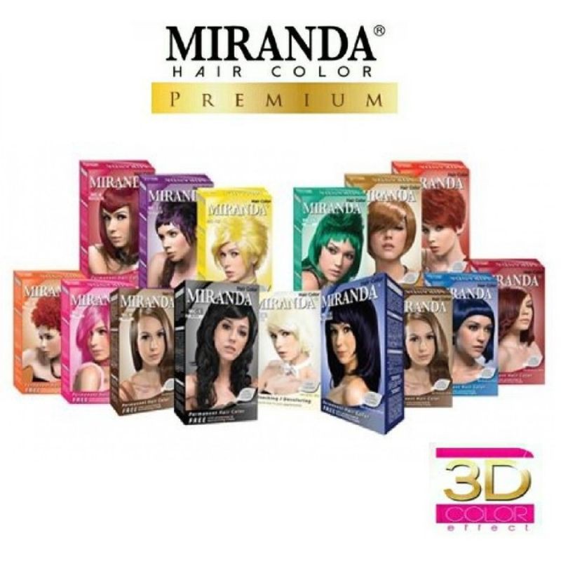 Jual CAT RAMBUT MIRANDA/ HAIR COLOR MIRANDA | Shopee Indonesia