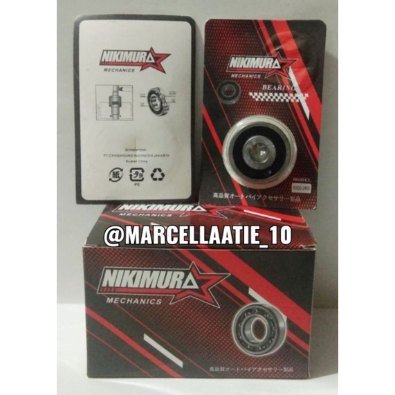Jual 10 PCS LAHAR LAHER BEARING MIO SOUL VEGA JUPITER 6300 NIKIMURA ...
