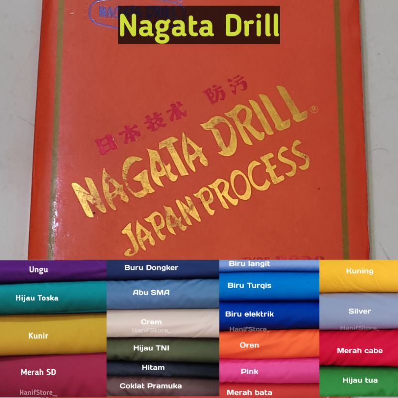 Jual Kain Nagata Drill SD SMP SMA dan warna lain Seragam sekolah dan ...