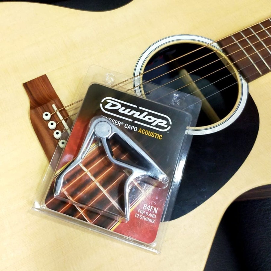 Jual JIM DUNLOP - Trigger Capo Acoustic Flat Nickle 84FN (497000285 ...