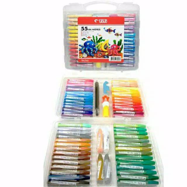 Jual Crayon TITI isi 55 warna | Shopee Indonesia
