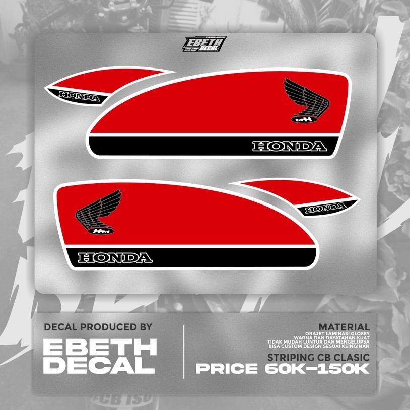 Jual EBETHDECAL Striping CB Glatik ( Dilan) | Shopee Indonesia