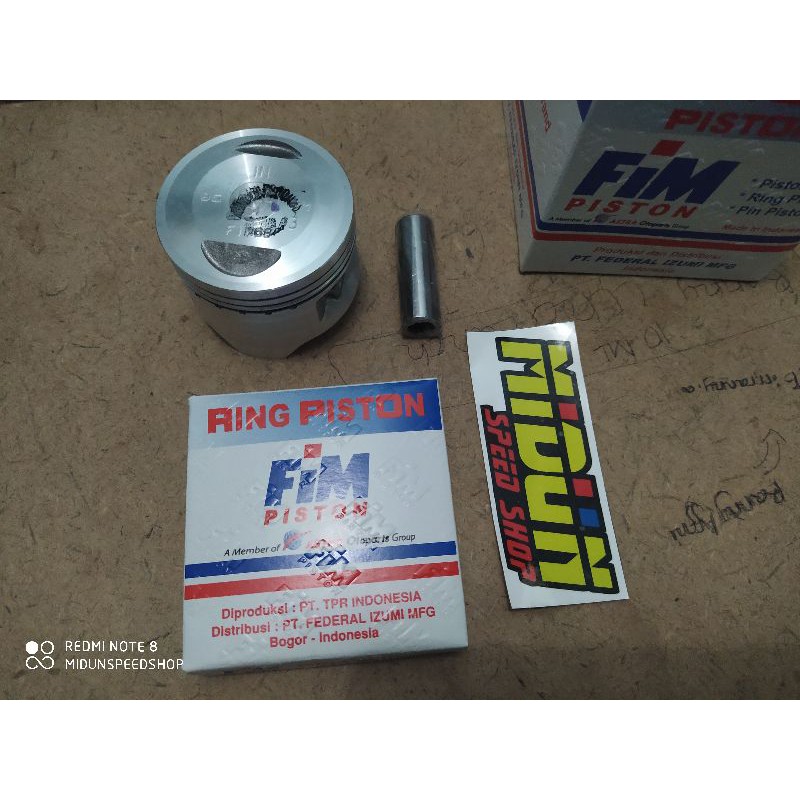 Jual Piston kit Kaze Os 50 cocok upgrade Kirana Karisma Supra x 125 Fi ...
