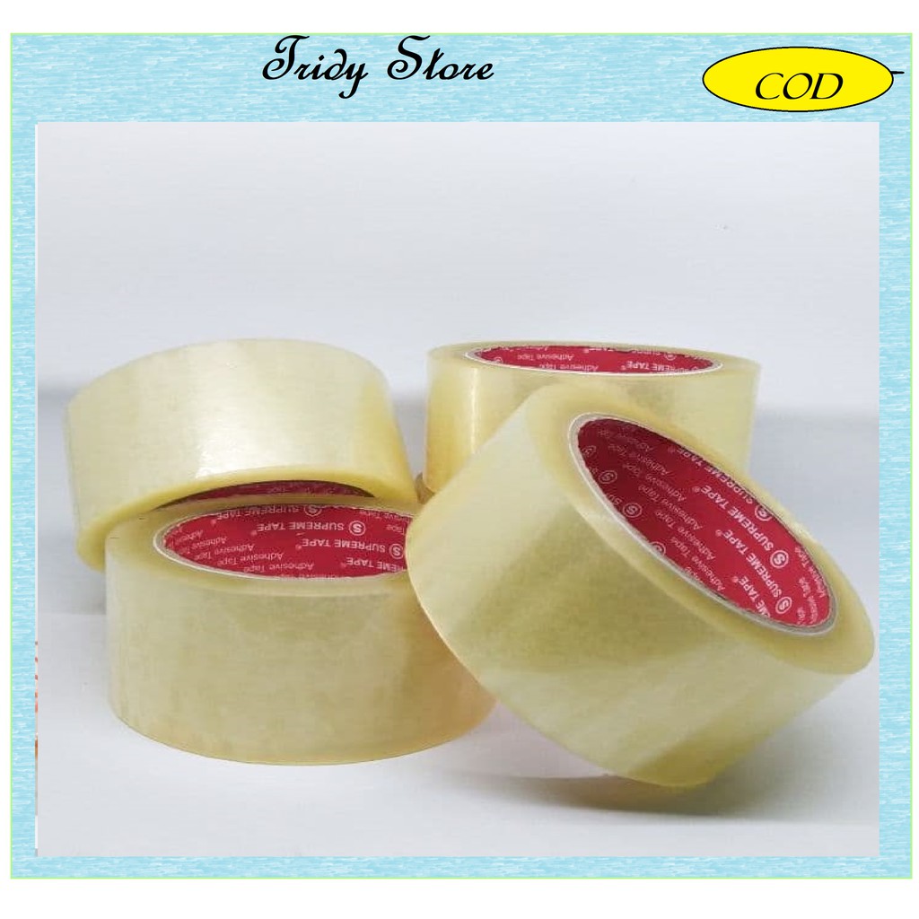 Jual Lakban Selotip Slasiban Isolasi bening coklat 48 mm x 90 Y lem ...