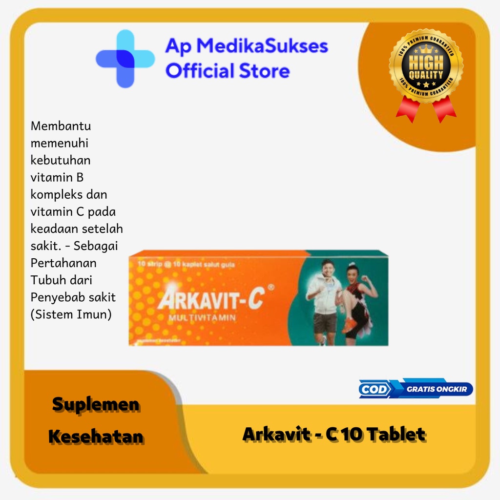 Jual Arkavit - C 10 Tablet - Multivitamin | Shopee Indonesia