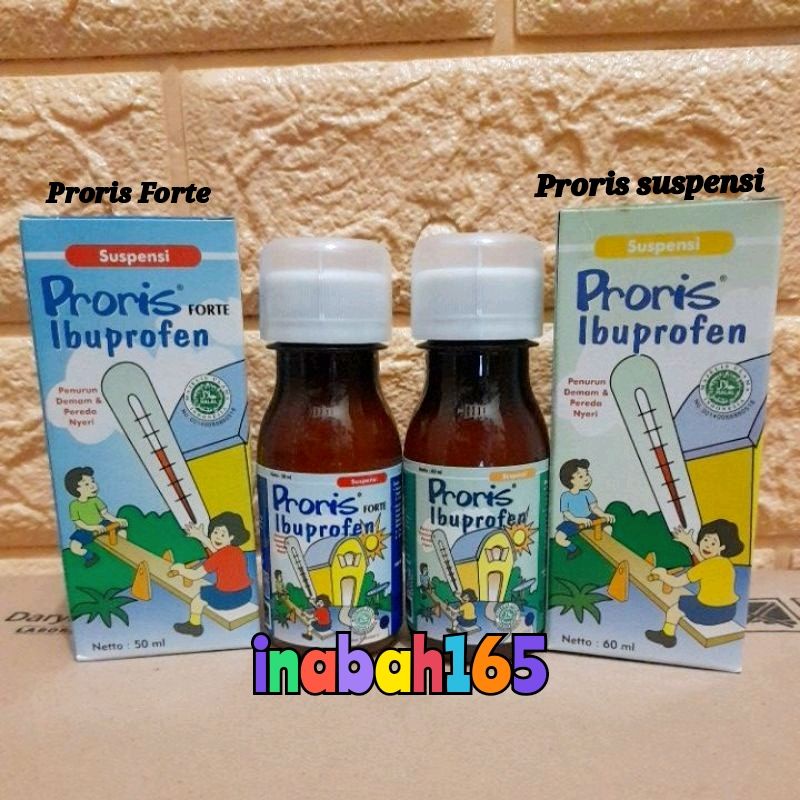 Jual Proris suspensi rasa jeruk dan proris forte rasa strawberry ...