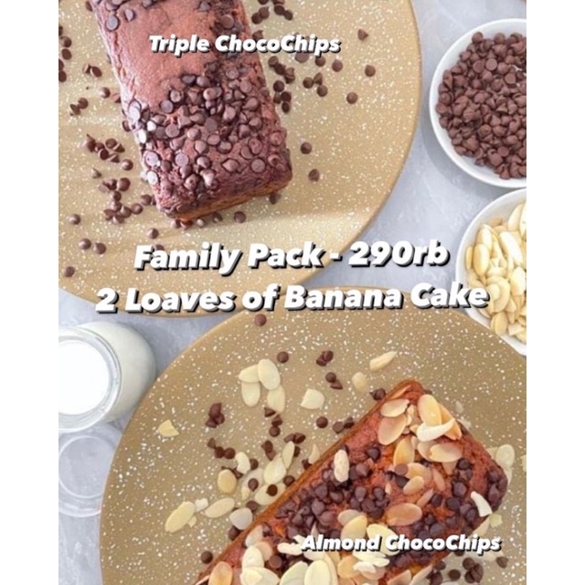 Jual Banana Cake - Family pack Luxon Bakery | Shopee Indonesia