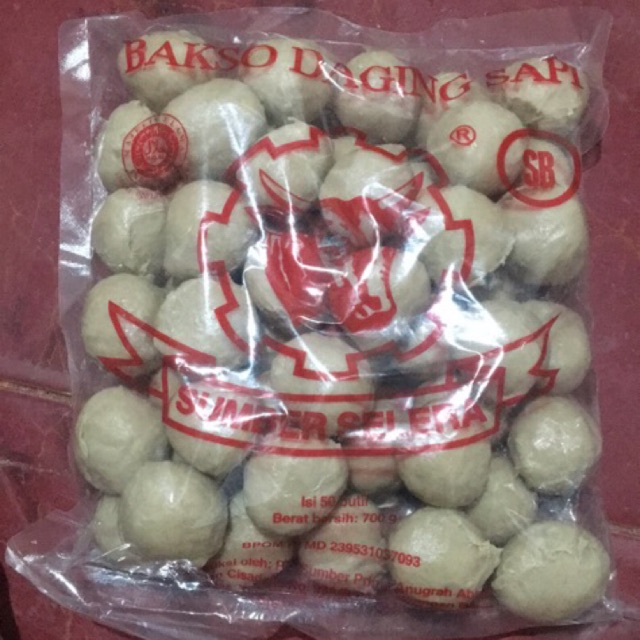 Jual Bakso sapi sumber selera SB 50pcs / 25pcs bakso kebun jeruk | Shopee Indonesia