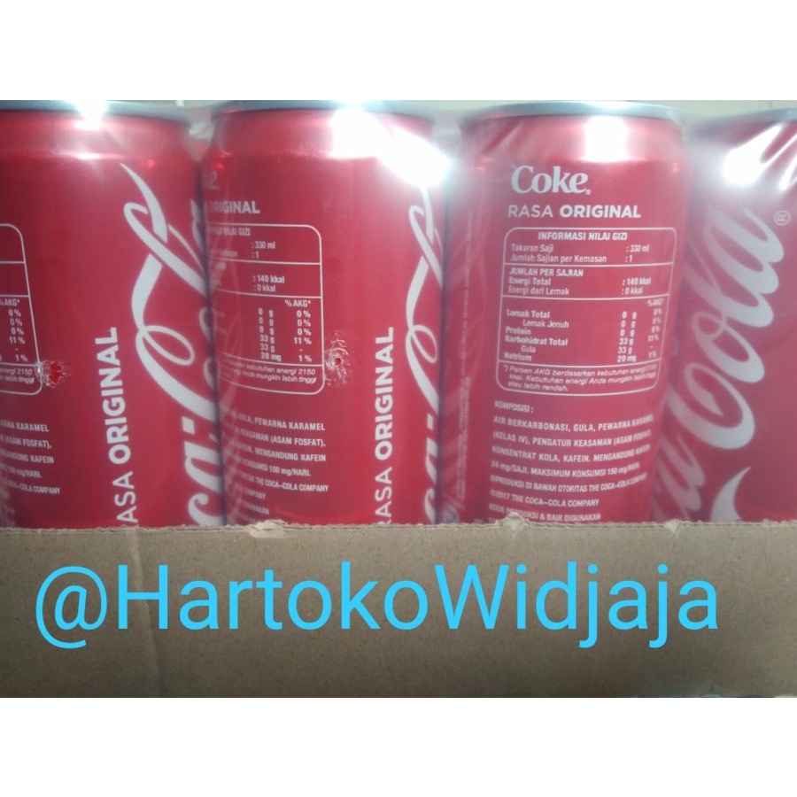 Jual COCA COLA KALENG 250ML DUS ISI 24 KALENG | Shopee Indonesia
