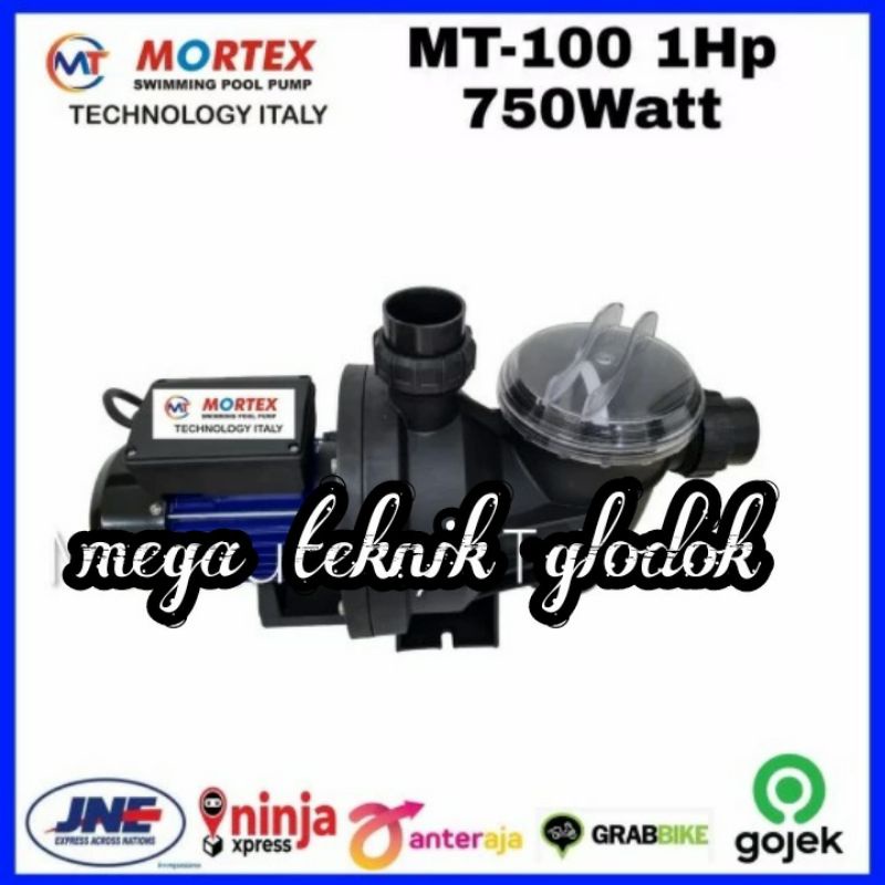 Jual Pompa Kolam Renang 1Hp Mortex MT-100 750Watt Water Pump Swimming Pool | Shopee Indonesia