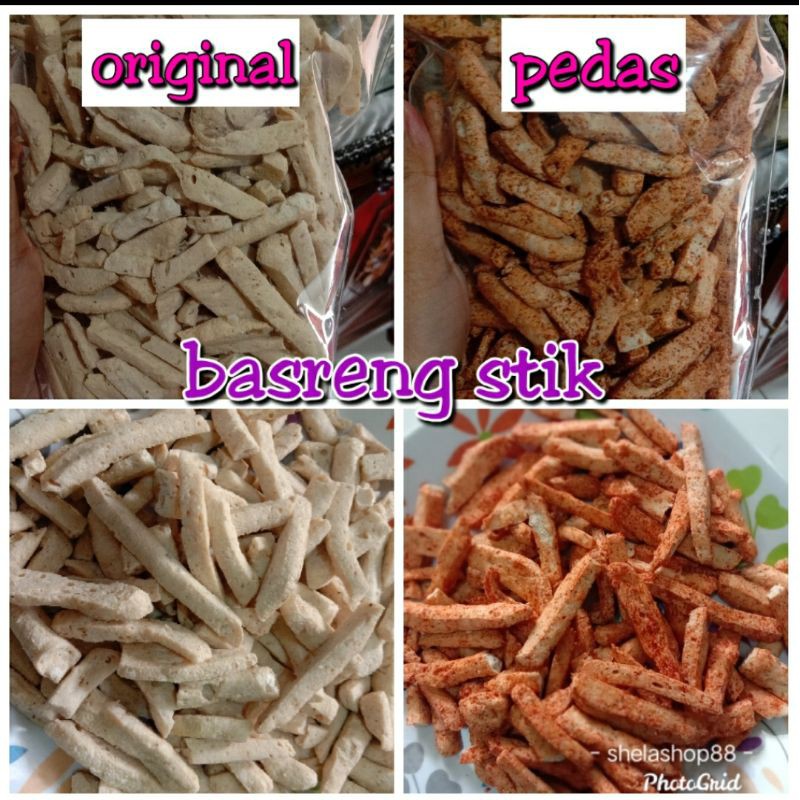 Jual Basreng stik varian rasa original dan pedas | Shopee Indonesia