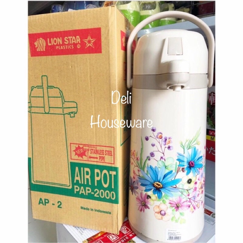 Jual Lion Star Termos Pompa Air Panas / Thermos Pencet / AirPot ...