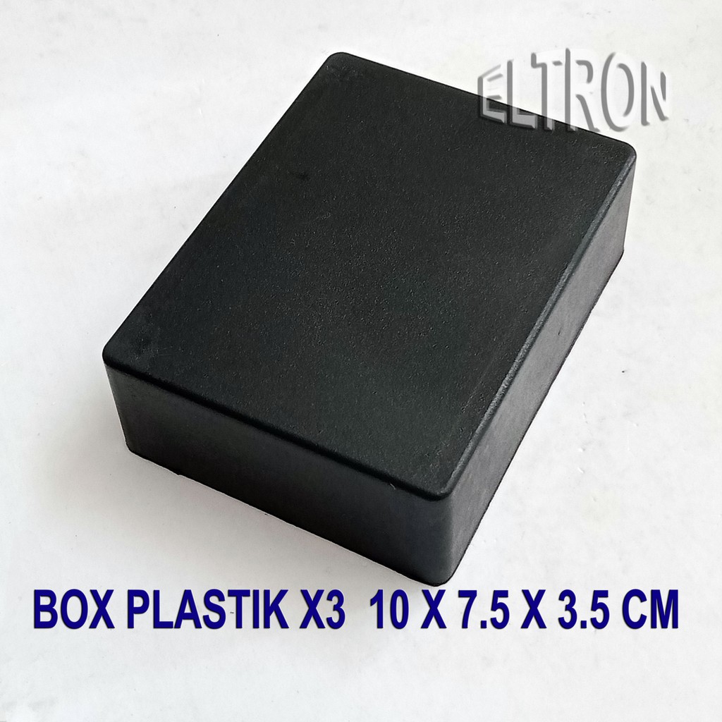 Jual Box Plastik Hitam X3 10X7X3.1cm | Shopee Indonesia
