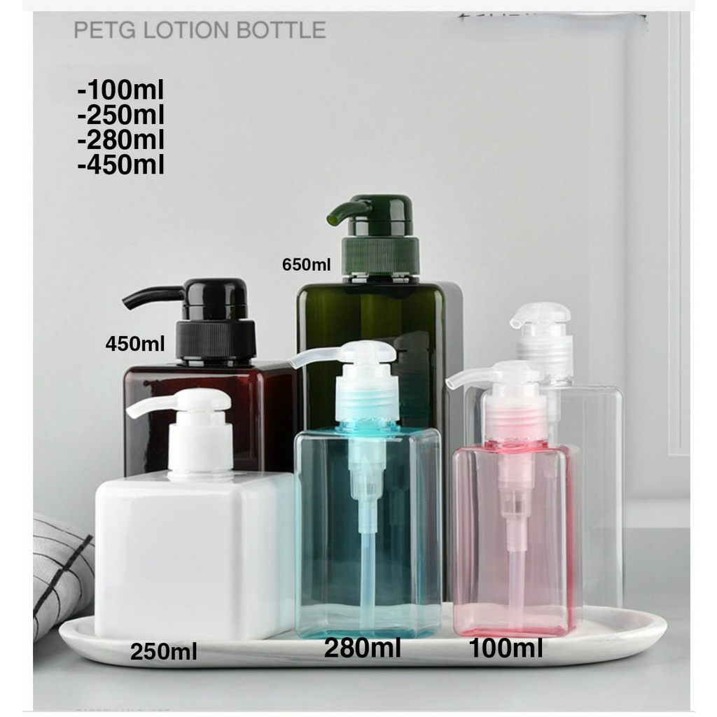 Jual Botol Dispenser Sabun Shampo Lotion Refill Pump Botol Sabun Botol ...