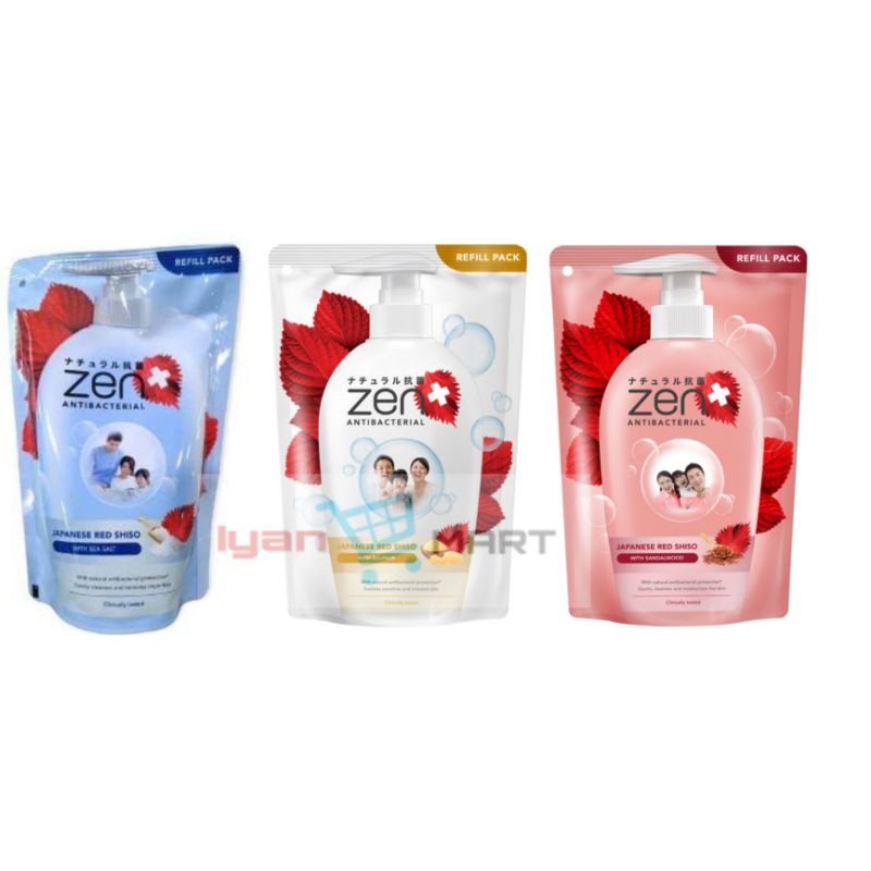 Jual Zen Sabun Cair Refill 400ml-900ml / Zen Body Wash Refill 900Ml ...