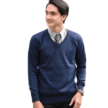 Jual RIAN RAJUT PRIA V NECK SWEATER RAJUT MURAH | Shopee Indonesia