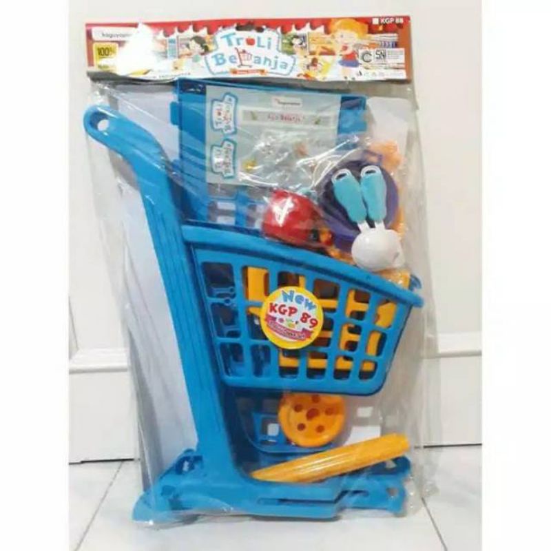 Jual Mainan Trolley Belanja Supermarket Troli Anak Belanja | Shopee ...