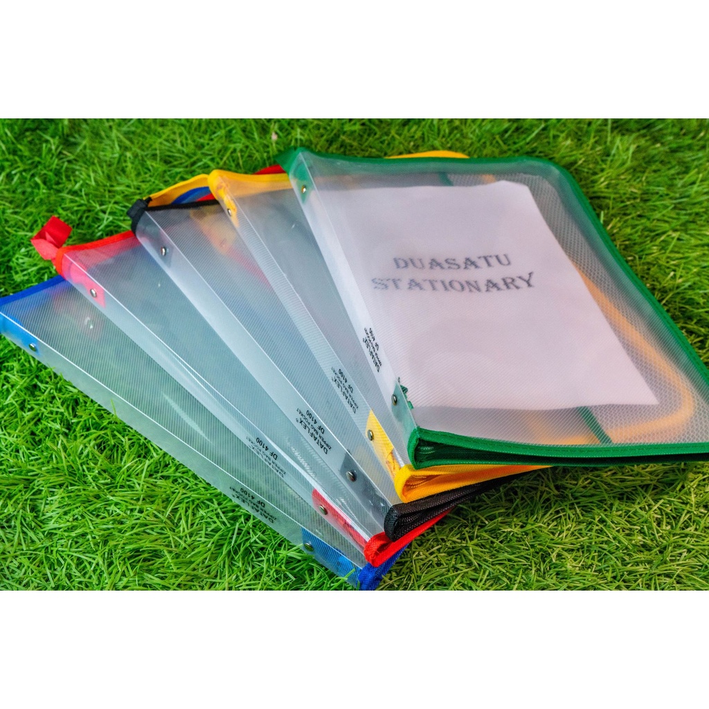 Jual Dataflex Map Plastik Resleting Zipper Bag Pake Jaring Shopee