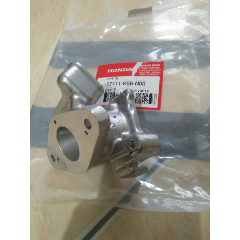 Jual besi saluran masuk pipe inlet cylinder head blok mesin new cb 150r ...